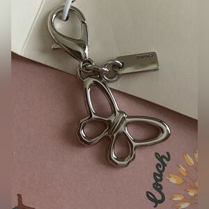 Coach | Accessories | Coach Silver Butterfly Bag Charm Rare | Poshmark